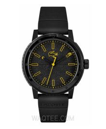 Lacoste Challenger Black Rubber Black Dial For Men 2011089