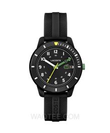 Lacoste Mini Tennis Black Rubber Black Dial For Kids 2030052