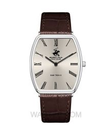 B.H. Polo Club Ulrican Brown Leather Beige Dial For Men BP3863X.362