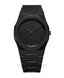 D1 Milano Shadow Black Polycarbonate Black Dial For Men D1-PCBJ10